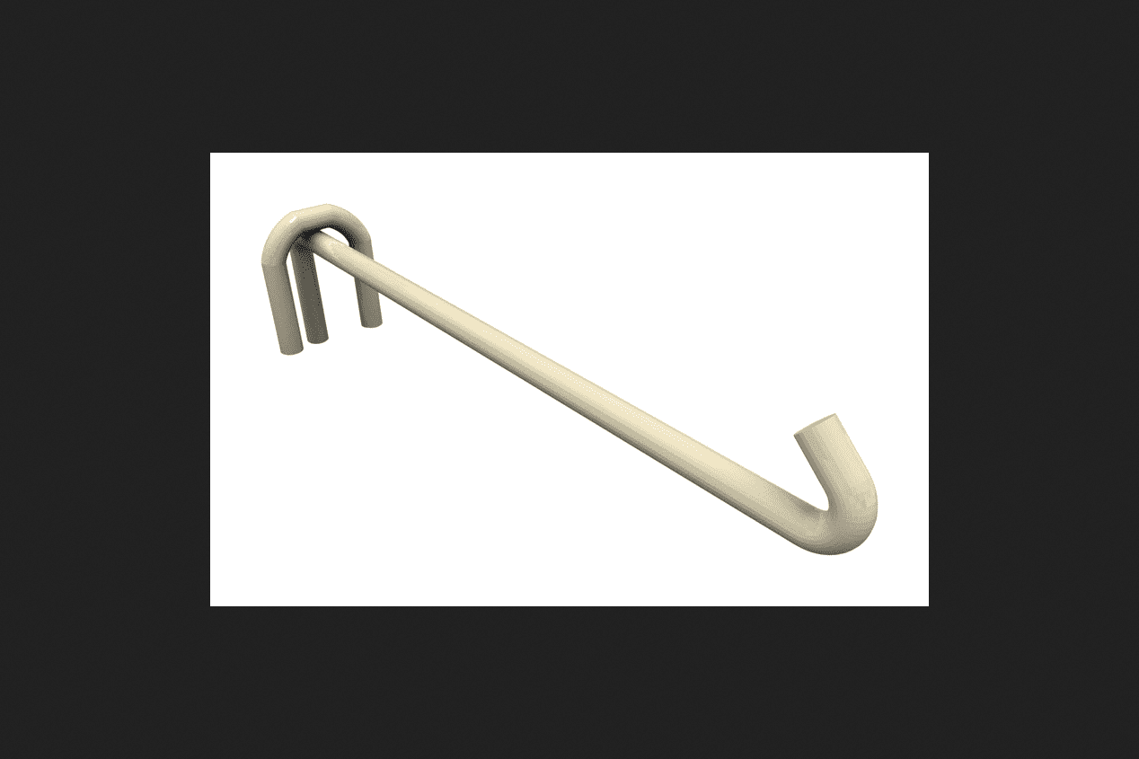 Lozier Hook Divider 16 in. L Platinum - Walmart.com
