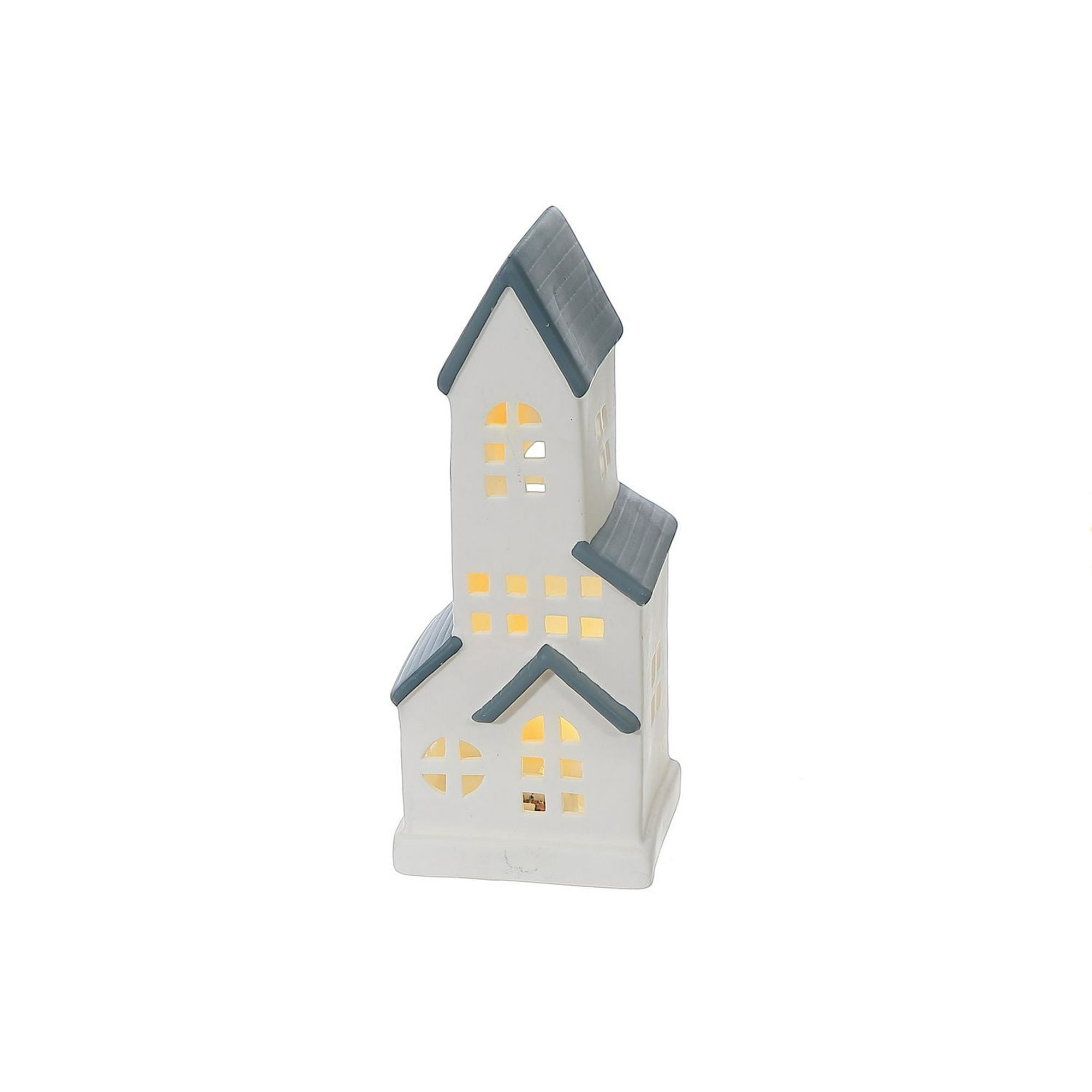 Click here for Ih Casadécor Ceramic Tall House Tea Light Holder prices
