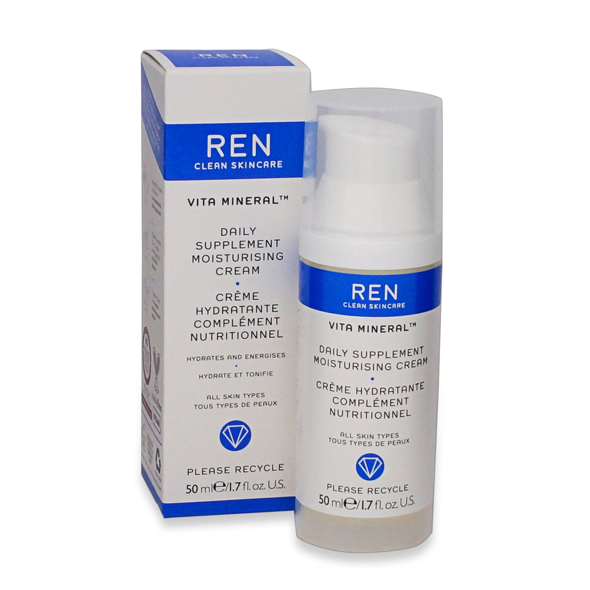REN - REN Skincare Vita Mineral Daily Supplement Moisturising Cream-1.7 ...