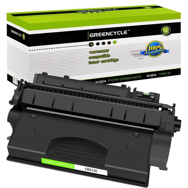 GREENCYCLE 1 Pack Compatible CRG120 Black Toner Cartridge Replacement ...