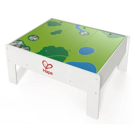 Hape Railway Play and Stow Storage and Activity Table for Wooden ...
