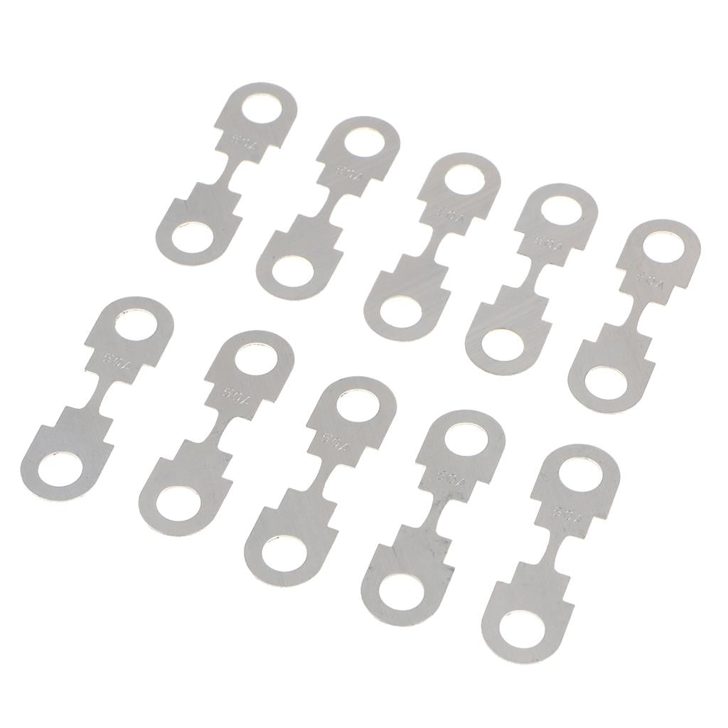 10 Pieces Replacement Car Flat Fuse Strip - , 50A - Walmart.com