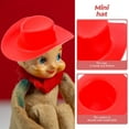 10Pcs Mini Hats Plastic Mini Western Hat Toys Miniature Hats Dolls Hat ...