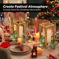 12 Sets Free Assembly Wedding Lantern Centerpiece for Table Real Wax ...