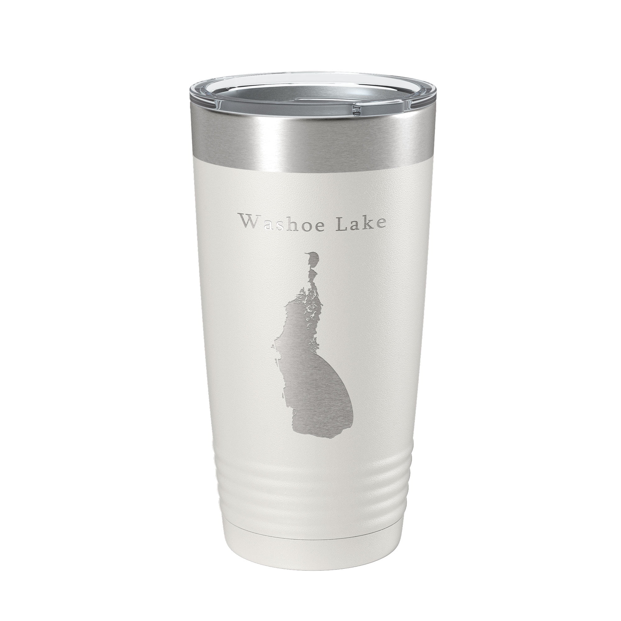 Washoe Lake Map Tumbler Travel Mug Insulated Laser Engraved Coffee Cup ...