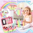 UQN Girls Makeup Kit with Unicorn Makeup Bag, Little Girls Makeup Kit ...