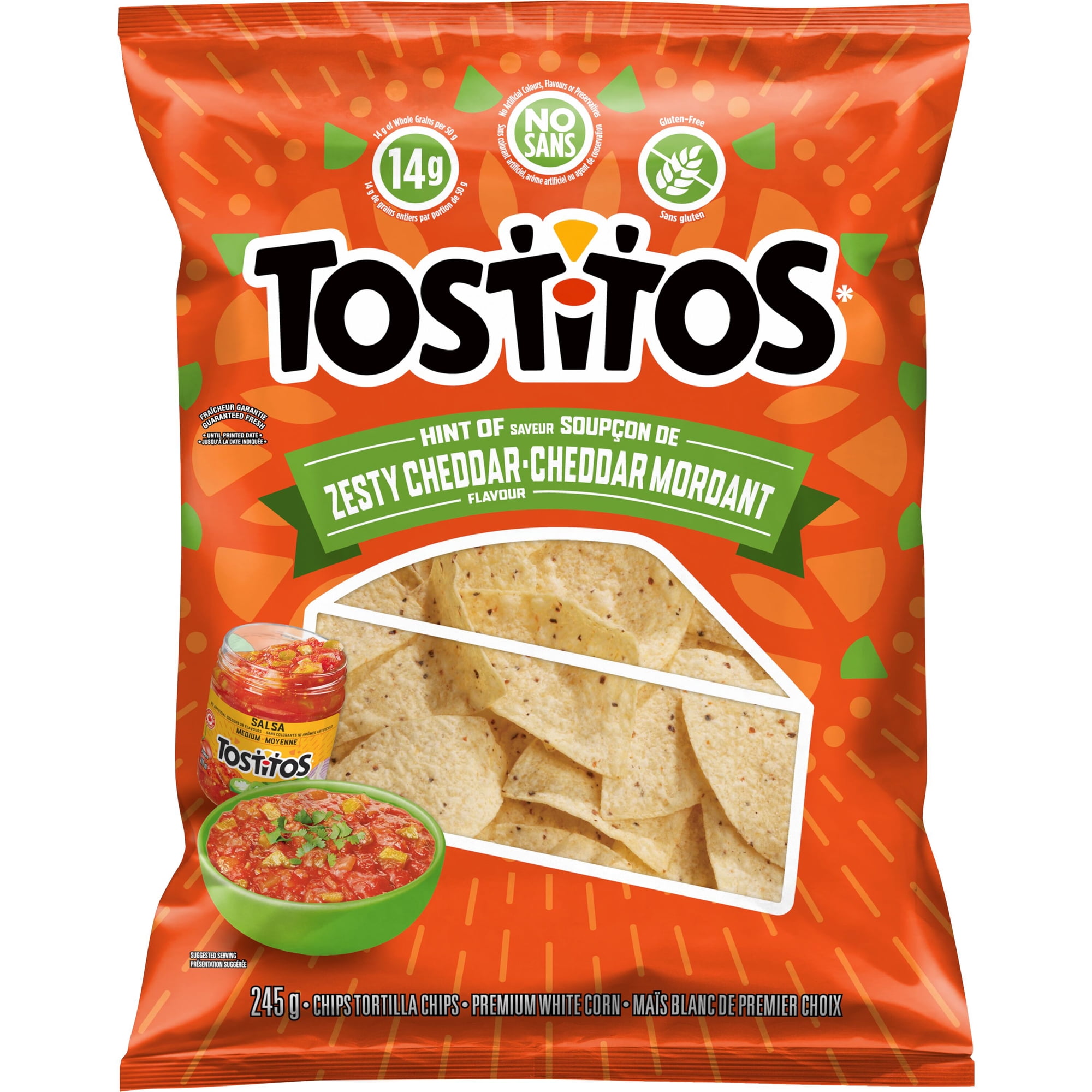 Click here for Tostitos Hint Of Zesty Cheddar Restaurant Style To... prices
