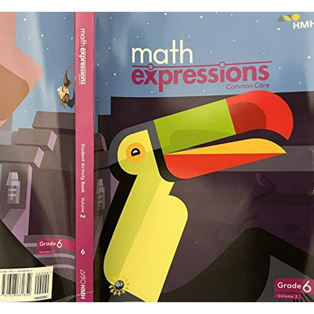 Math Expressions - Student Activity Book - Grade 6 Vol. 2 1328661857 9781328661852 - New ...