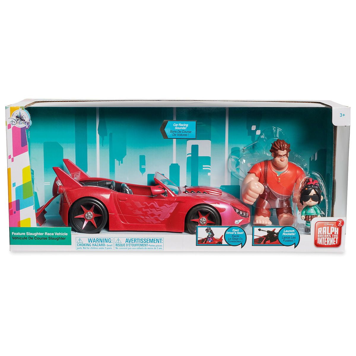 Disney Ralph Breaks the Internet Feature Slaughter Race Vehicle Set New ...