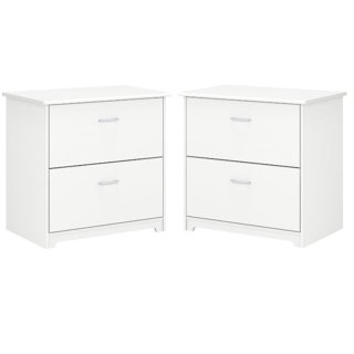 Ameriwood Home Industries 2 Drawer Wood Lateral File Cabinet in Cherry - Walmart.com