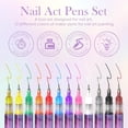 12 Colors Art Pens Set, 0.5 MM Quick Dry Art Markers Pens Kit for ...