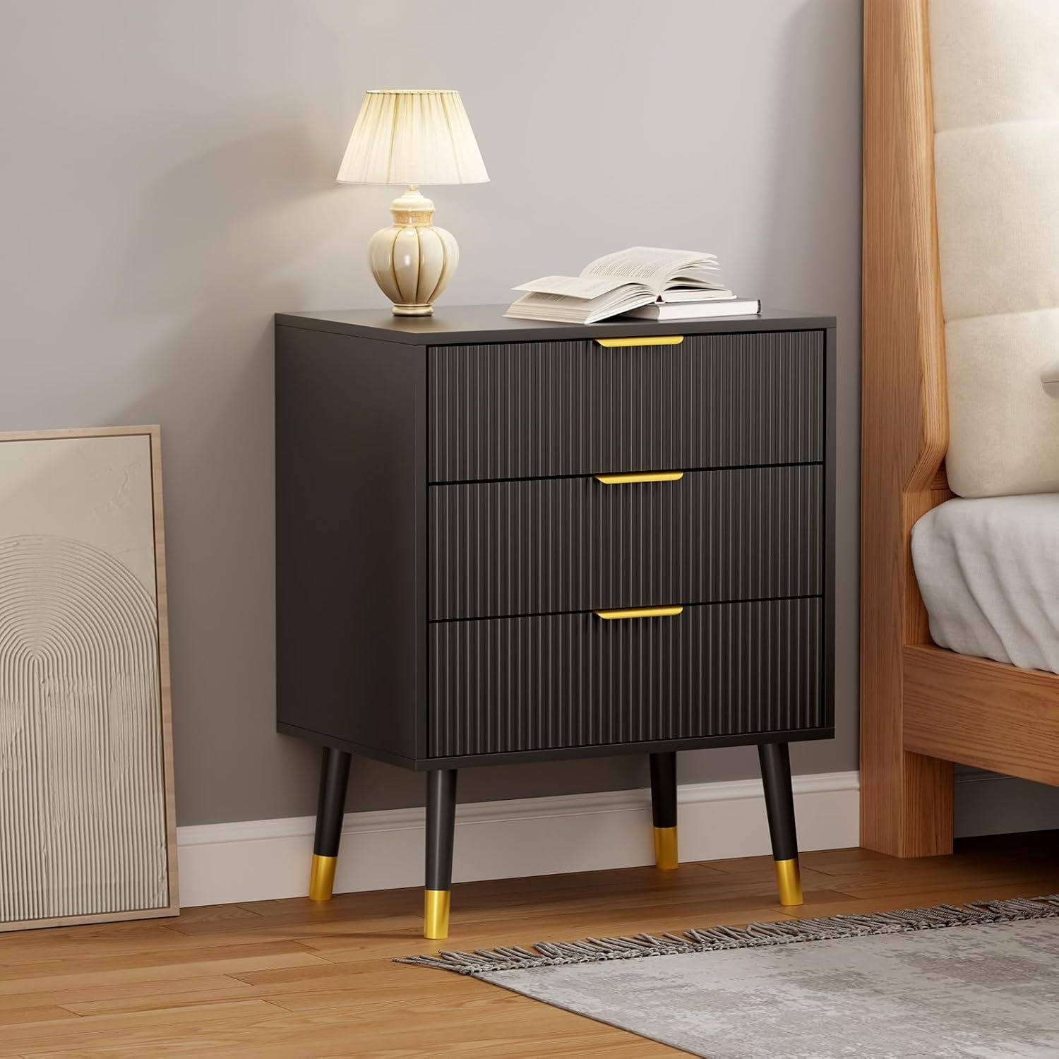 Click here for Bingirl 3 - Drawer Modern Wood Dresser For Bedroom... prices