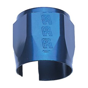 Russell Performance -6 AN Red/Blue Straight Full Flow Hose End ...