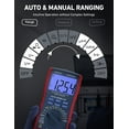Digital Multimeter and Analyzer Volt Meter Ohmmeter Auto-Ranging Tester ...