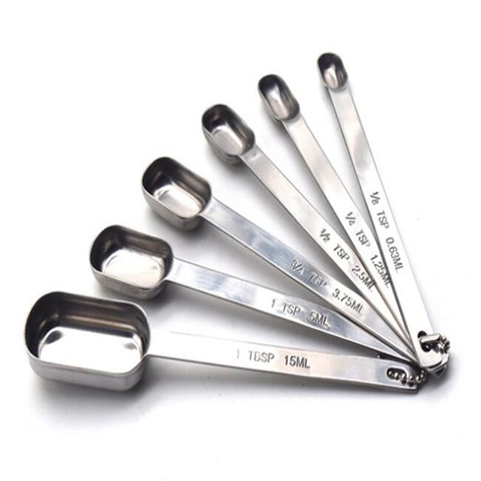 Trayknick 1 Set Measuring Spoon Food Grade Rust-proof Stainless Steel ...