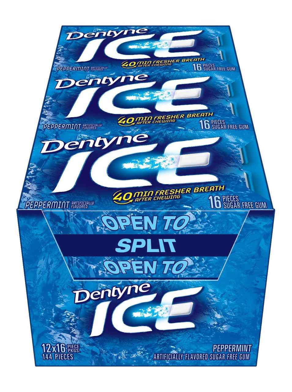 Product of Dentyne Ice Peppermint Gum 12 Pk. 16 Ct. - Walmart.com