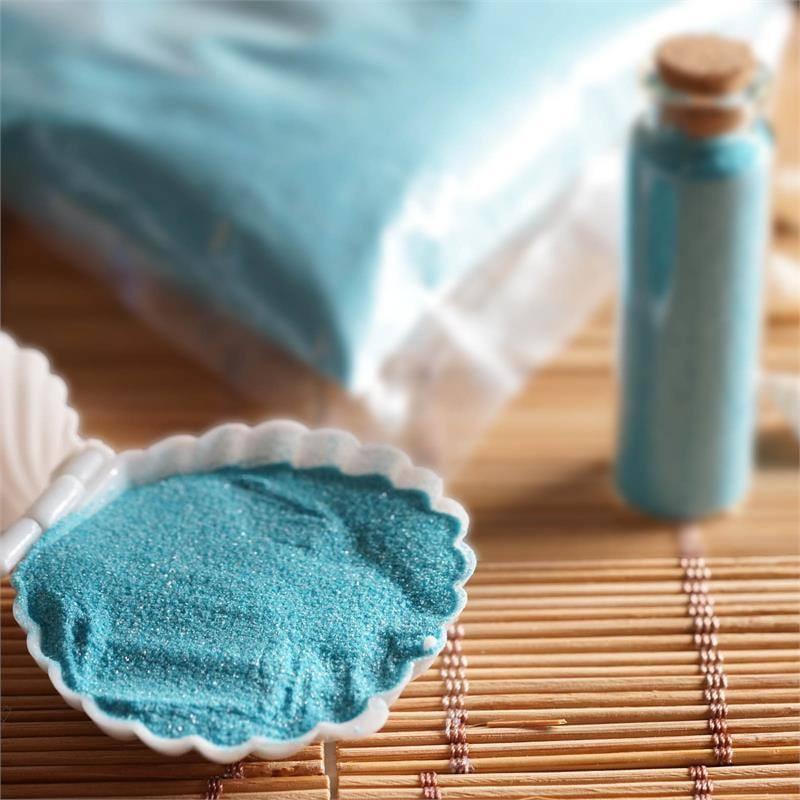 BalsaCircle Turquoise Decorations Craft Sand 1 Pound DIY Party Vase ...