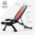Bowflex 5.1S Stowable 6 Position Adjustable Bench - Walmart.com