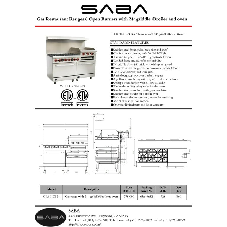 Commercial Broiler Oven