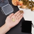 1Pc Brass Pendants 1Pc Brass Cable Chain Necklaces 1Pc Rectangle Velvet ...