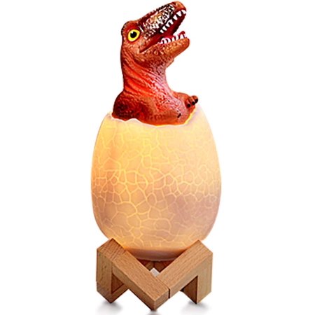Dinosaur Light Dinosaur Night Light T-rex Light, 3D Dinosaur Lamp Color ...