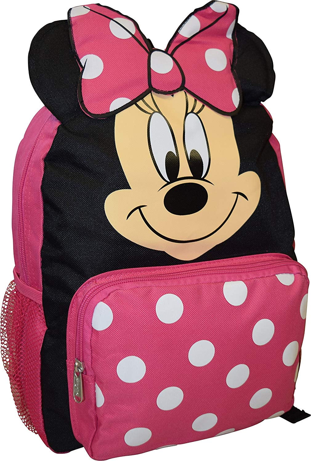 Disney Minnie Mouse Big Face 14" School Bag Backpack - Walmart.com