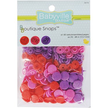 Heavy Duty Snaps: Black, 5/8 inch, 6 pieces - Walmart.com