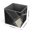 10.6in Folding Storage Box Solid Material Handle On Both Sides For Easy ...
