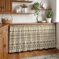 Abstract Boho Cabinet Curtains 32"W x 55"L,Dustproof Sink Skirt Curtain ...