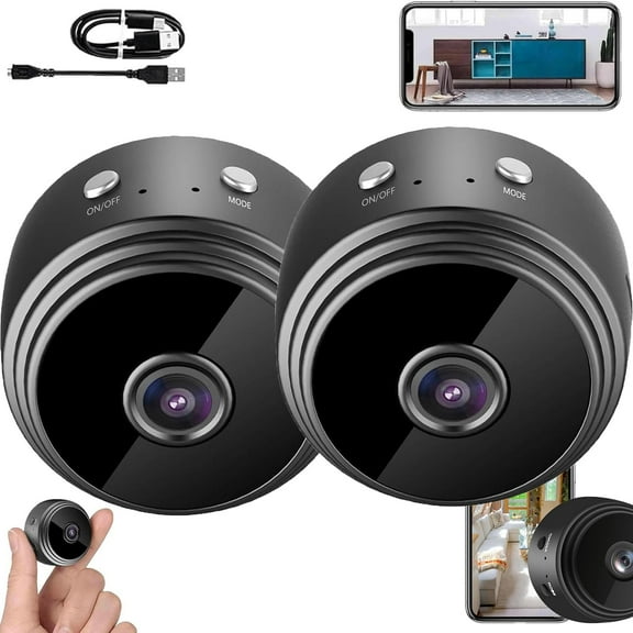 Cam Track Magnetic Mini Security Camera,Mini 1080p Hd Wireless Magnetic ...