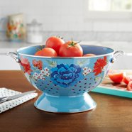 Multi-Purpose 1 Quart Colander/Strainer, Turquoise - Walmart.com