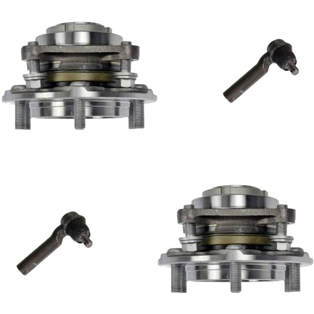 Detroit Axle - 2WD Front Wheel Hub Bearing Outer Tie Rod for 2010 ...