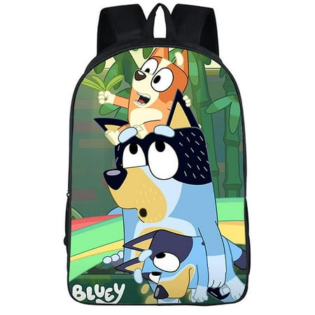 bluey student schoolbag large-capacity single-layer backpack ...