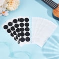 4 Sets 2 Colors Plastic Grips for Guitar Picks Flat Round Musical ...