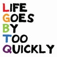 CafePress - LGBTQ Life Goes By Too Quickly Maternity T Shirt - Cotton ...