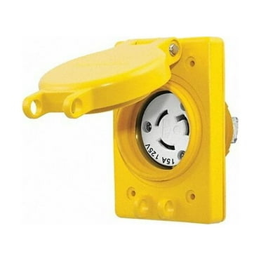 Hubbell HBL303SSO Watertight Stainless Steel 30A 125V Shore Power ...