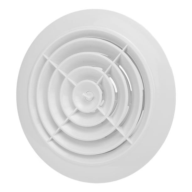 Round Vent Louver, Air Ventilation Cover 150mm ABS Plastic for Office ...