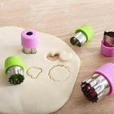 BETTERLIFE 12pcs Steel Fruit Vegetable Cookie Shape Cutter Set Kid Mini ...