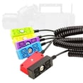 1/4" Screw D-tap 1-port to 4-port Hub Splitter Cable for Camera Video ...