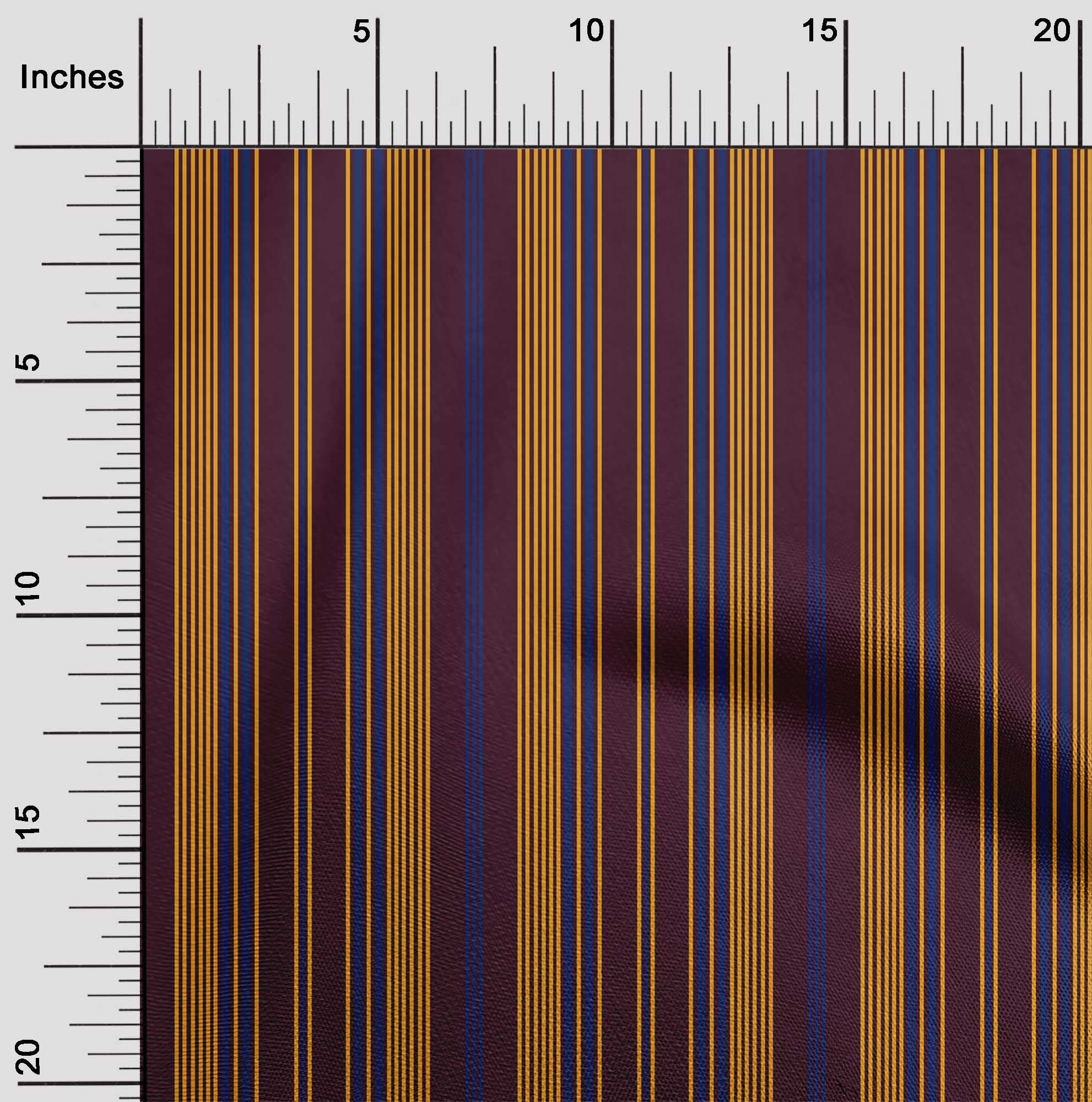 oneOone Viscose Jersey Fabric Multicolor Stripe Print Fabric By Yard 60 ...