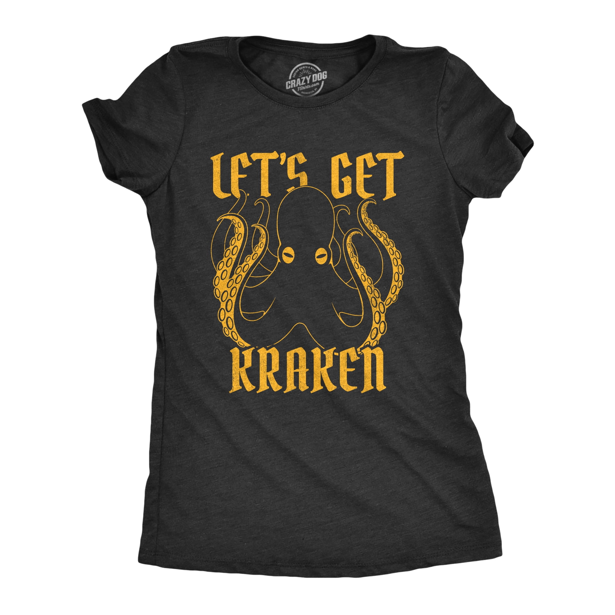 Click here for Crazy Dog T-Shirts Womens Lets Get Kraken T Shirt... prices