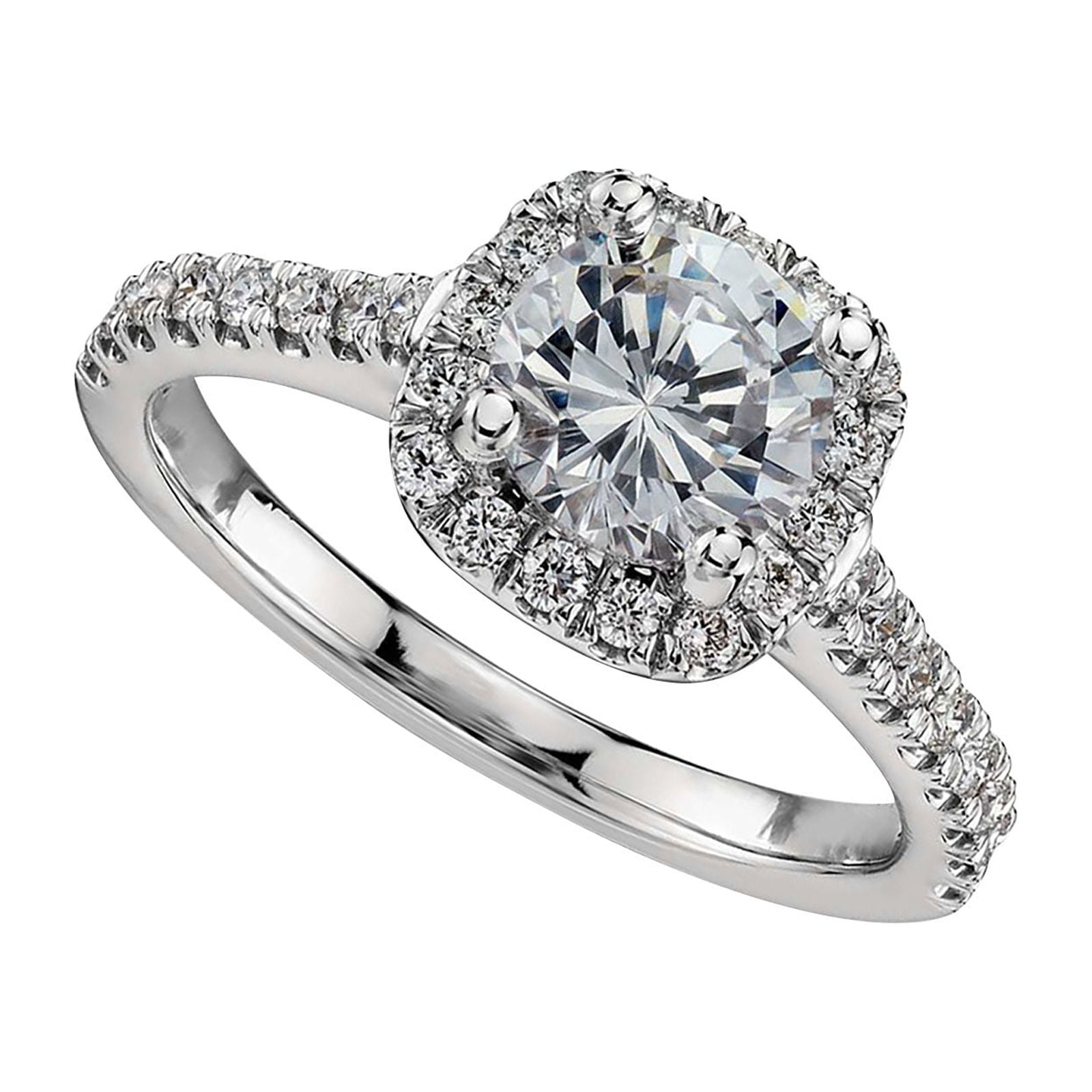 Click here for Lyrene Engagement Round Cut Zircons Women Wedding... prices
