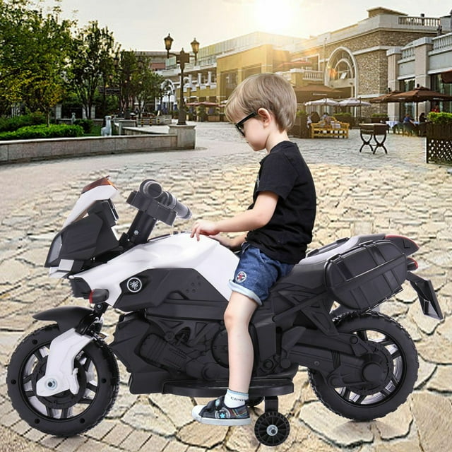 Veryke Electric Motorcycle for Kids, 6V Battery Powered Kids Ride On Motorcycle, Gift Toy for ...