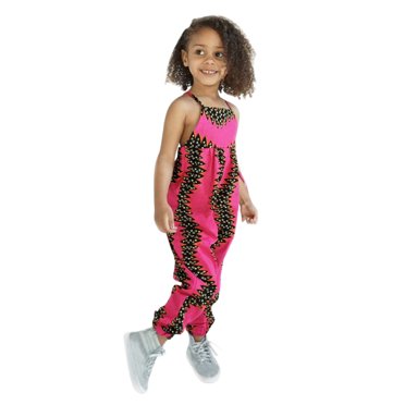 Justice Girls Flutter Sleeve Button Front Jumpsuit, Sizes XS-XLP ...