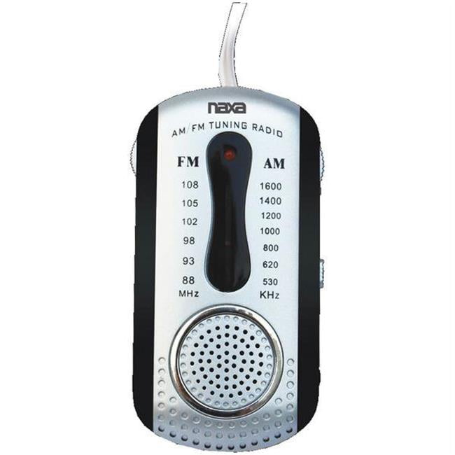 Am-fm Mini Pocket Radio With Speaker -black - Walmart.com - Walmart.com