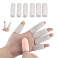 2\5pcs Soft Silicone Finger Protector Gel Tubes Little Toe Protector ...