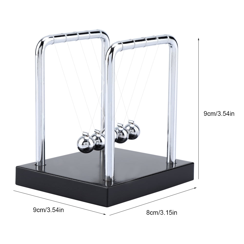 LYUMO Balls Science Toy,Newton's Cradle Steel Balls Physics Science ...