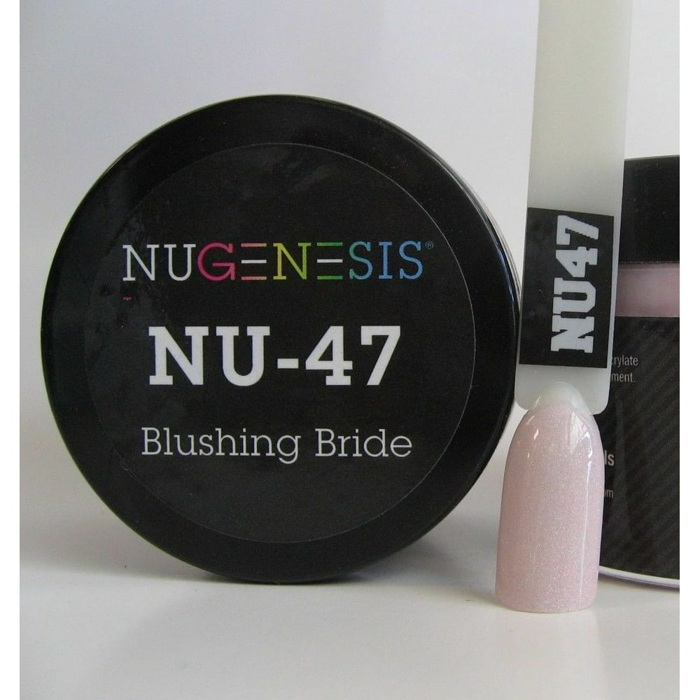 NUGENESIS Nail Color Dip Dipping Powder 1.5oz/jar - NU47 Blushing Bride ...
