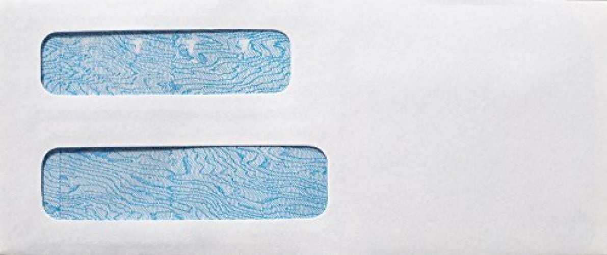 Double Poly Windows - 3 5/8 X 8 5/8 - Window Envelopes (Check Envelopes ...