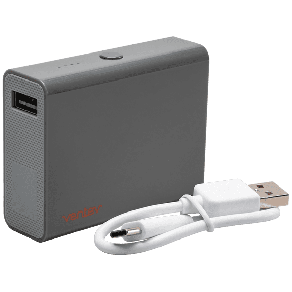 Ventev Powercell Power Bank 5200 mAh with USB-C Cable Grey Batteries ...